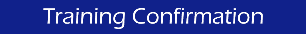 training confirmation top1 – Alliance Knowledge Management Limited